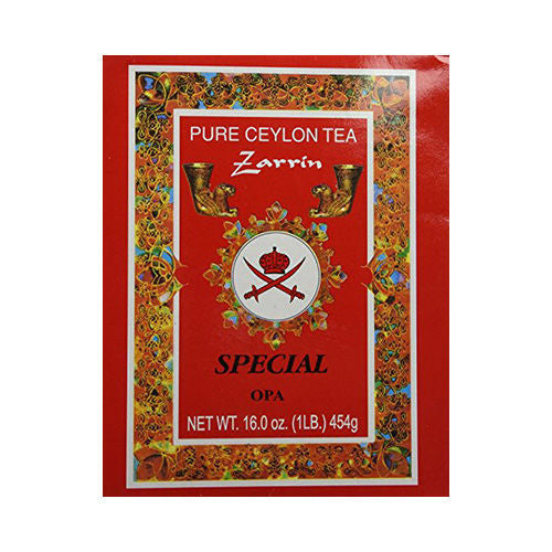ZARRIN Pure Ceylon Tea ''Special Opa'' Red Box 454g – Bakkal ...