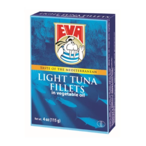EVA Light Tuna Fillets 115g – Bakkal International Foods Inc