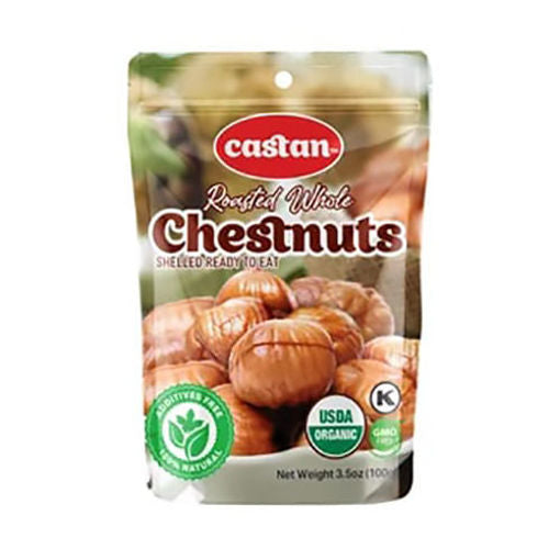 CASTAN Roasted Whole Chestnuts 100g – Bakkal International Foods Inc