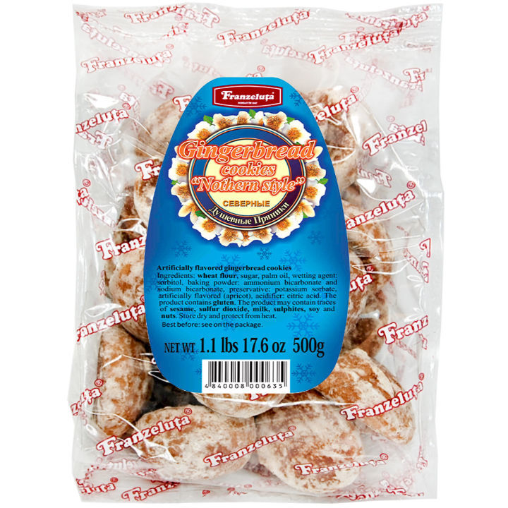 FRANZELUTA Gingerbread Cookies w/Poppy Seeds 500g – Bakkal ...