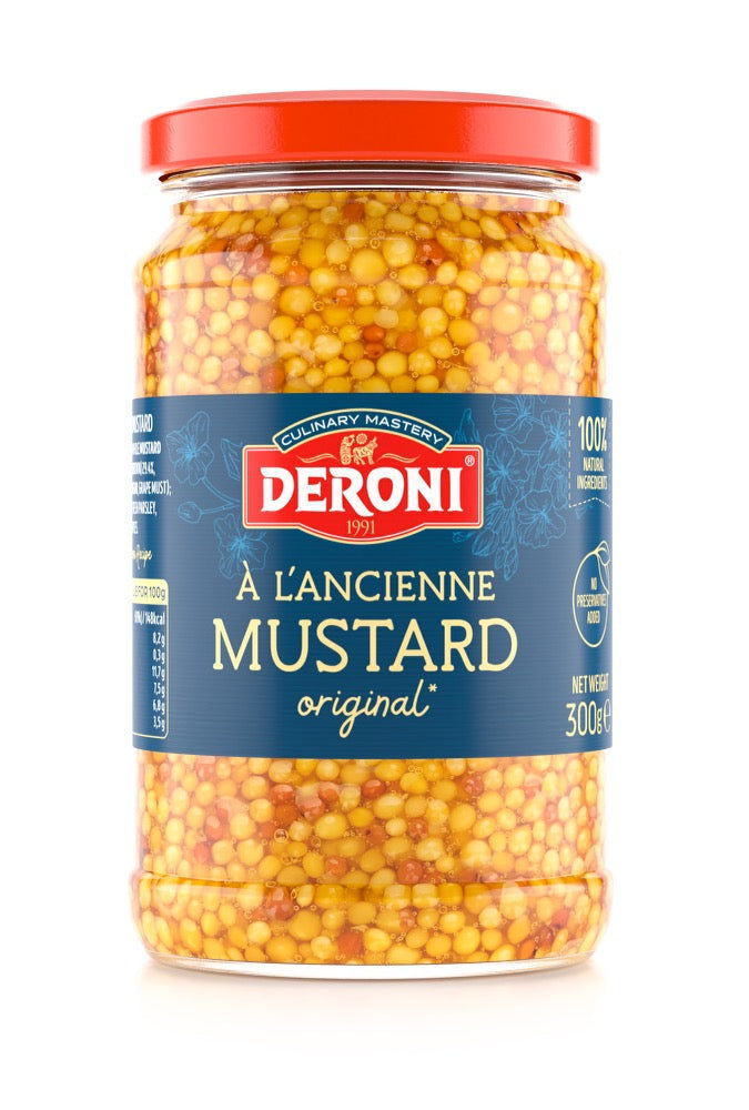 DERONI Old Fashioned Mustard 300g – Bakkal International Foods Inc