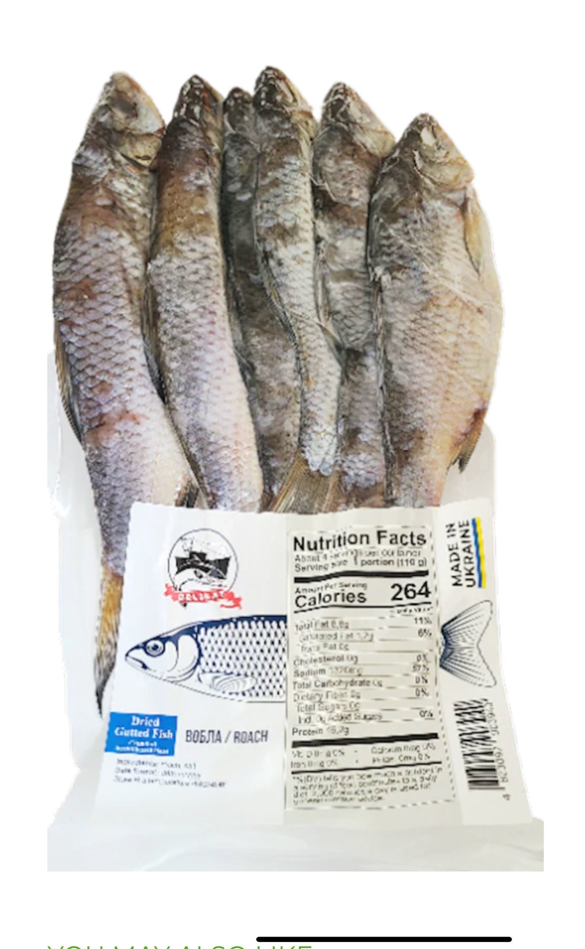 DELIKAT Dry Fish Vobla-Roach 1lb – Bakkal International Foods Inc