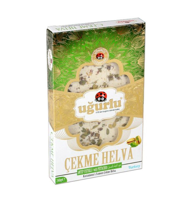 UGURLU Cekme Helva Antep Fistikli 240g – Bakkal International Foods Inc